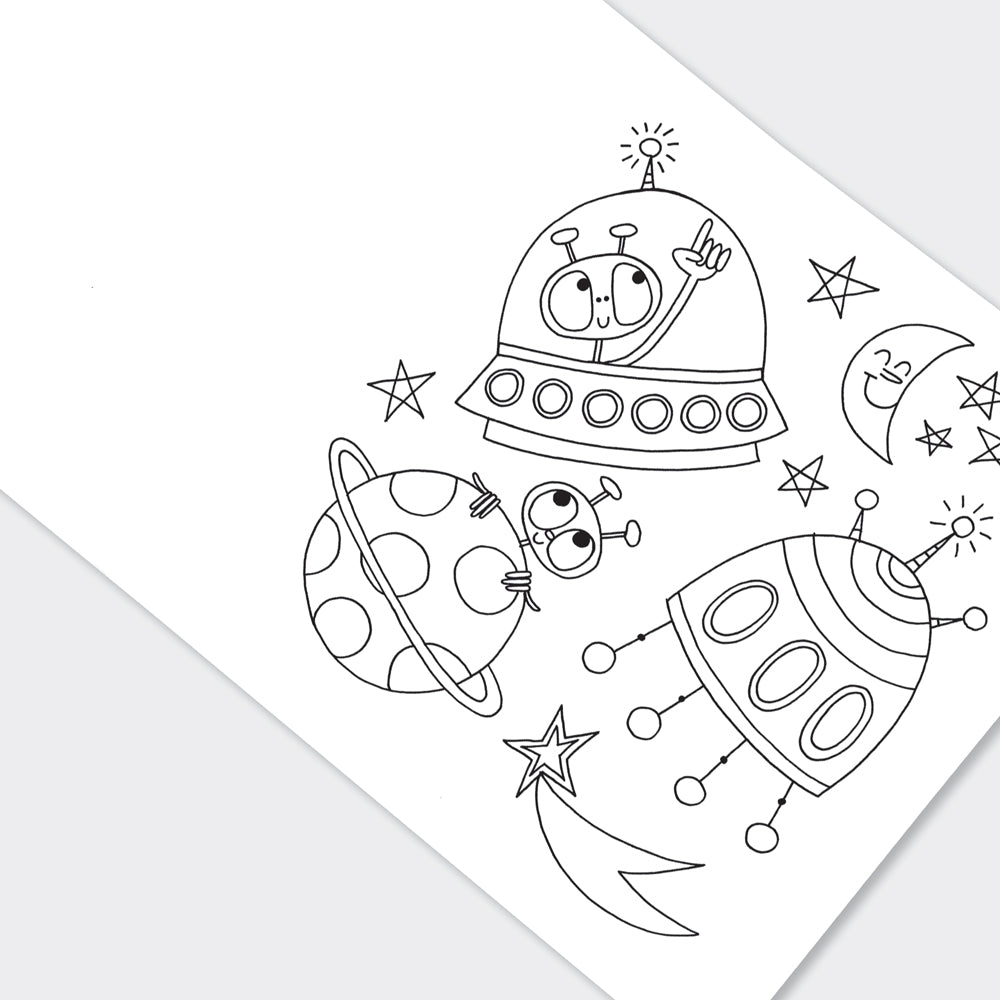 To The Moon Colouring Book – Love & Best Wishes