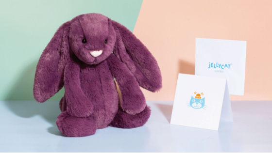 Welcoming Jelly Cat – Love & Best Wishes