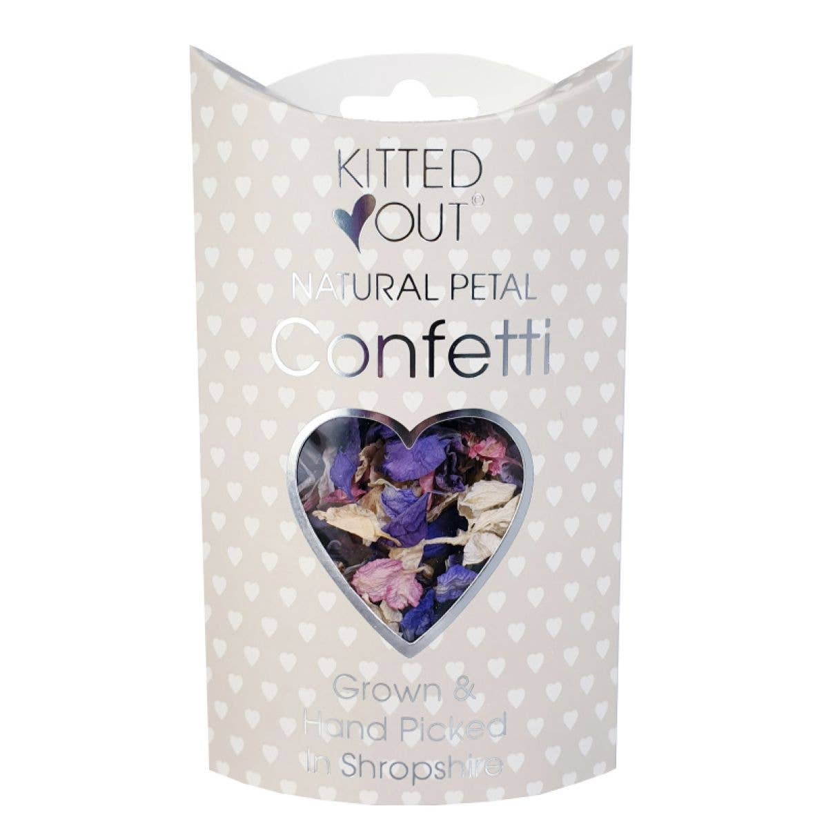 Natural Petal UK Grown) Confetti Kitted Out – Love & Best Wishes